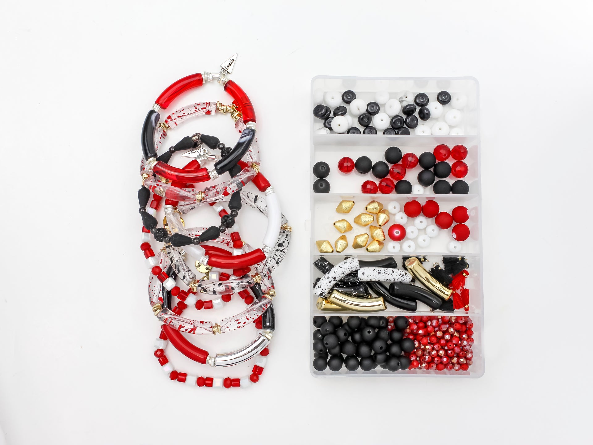 Erimish Stackable Bracelets, Stacked Bracelets