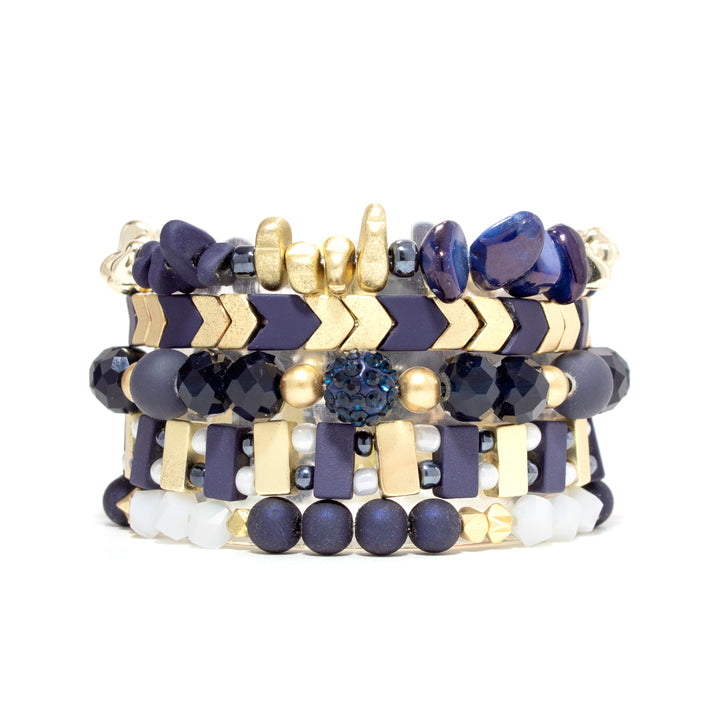 Aaron 5pc Bracelet Stack – Erimish