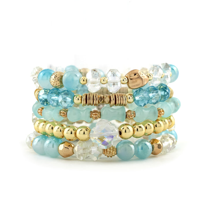 Erimish Stackable Bracelets, Stacked Bracelets