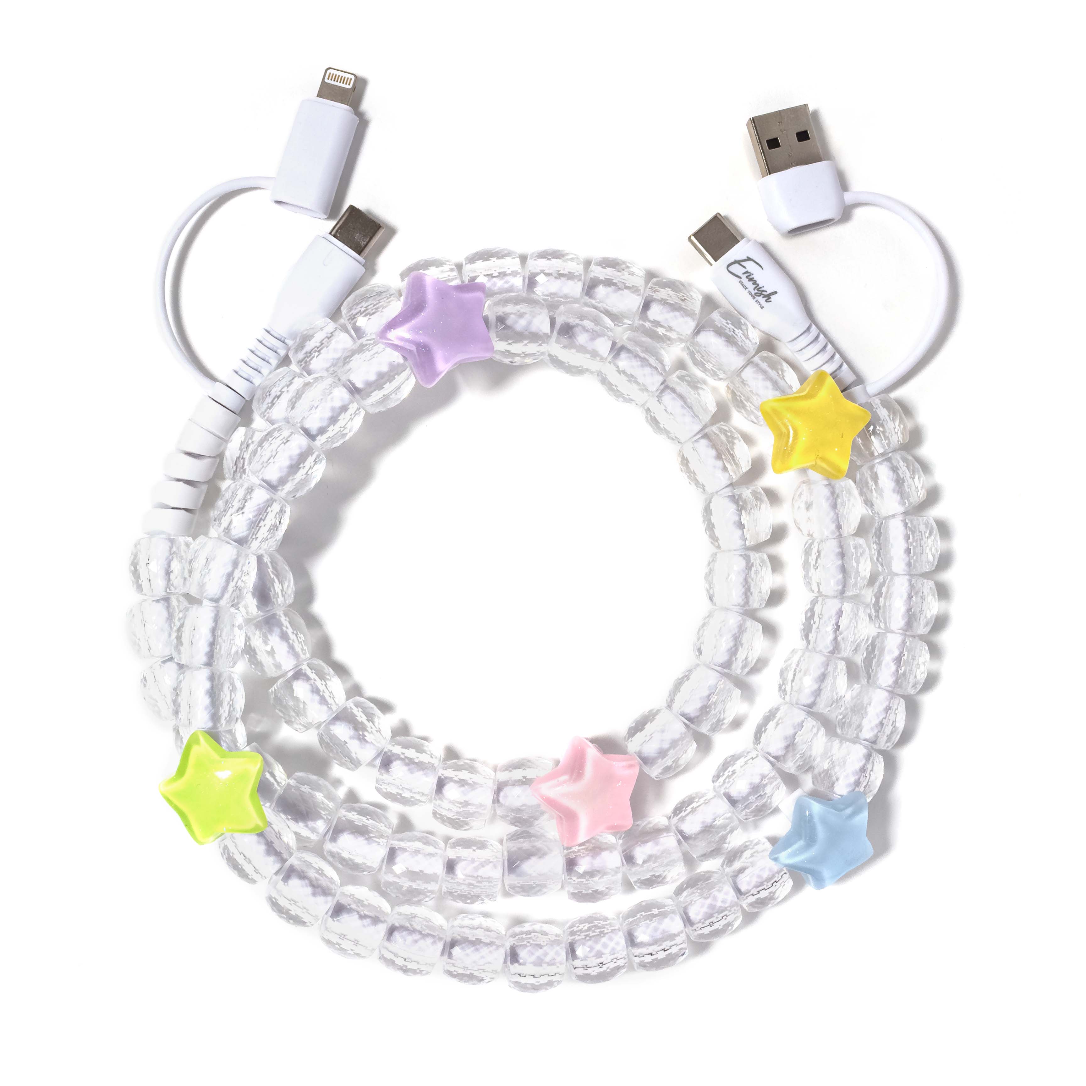 Beaded Phone Charger Starbright – Erimish