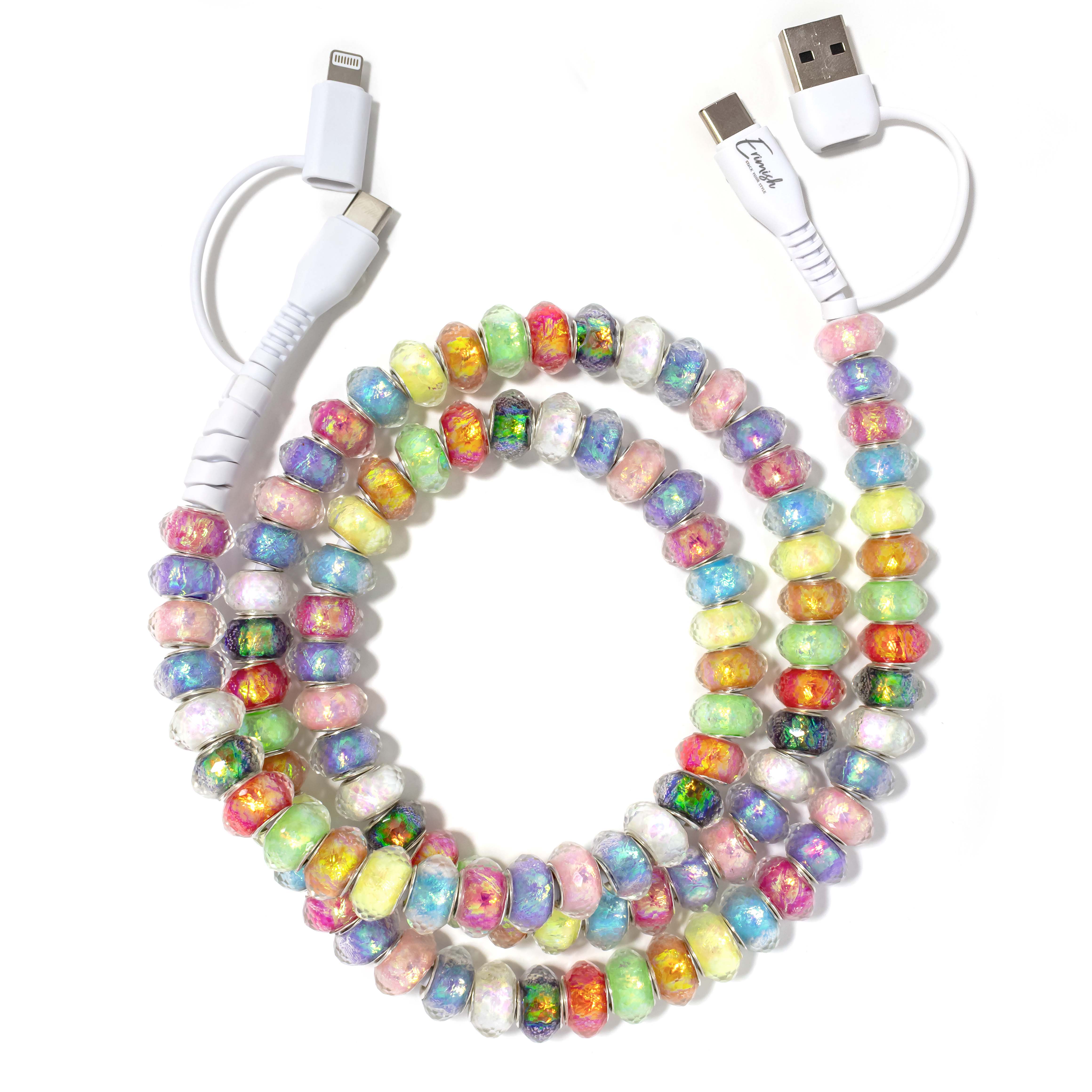 Beaded Phone Charger Sparkle – Erimish
