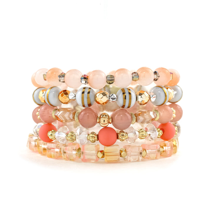 Erimish Stackable Bracelets, Stacked Bracelets