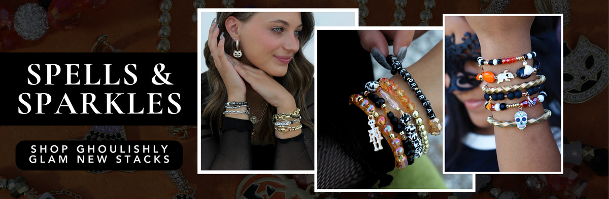 Erimish Stackable Bracelets, Stacked Bracelets