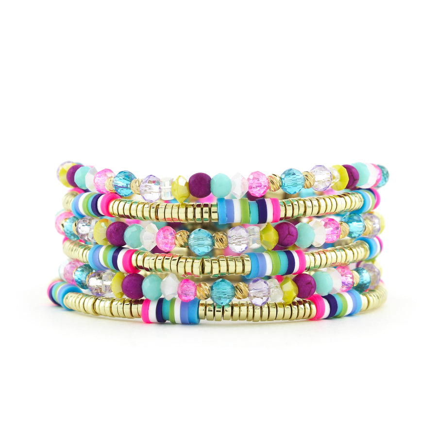 Erimish Stackable Bracelets, Stacked Bracelets