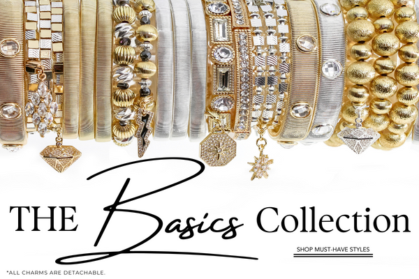 Erimish Stackable Bracelets, Stacked Bracelets