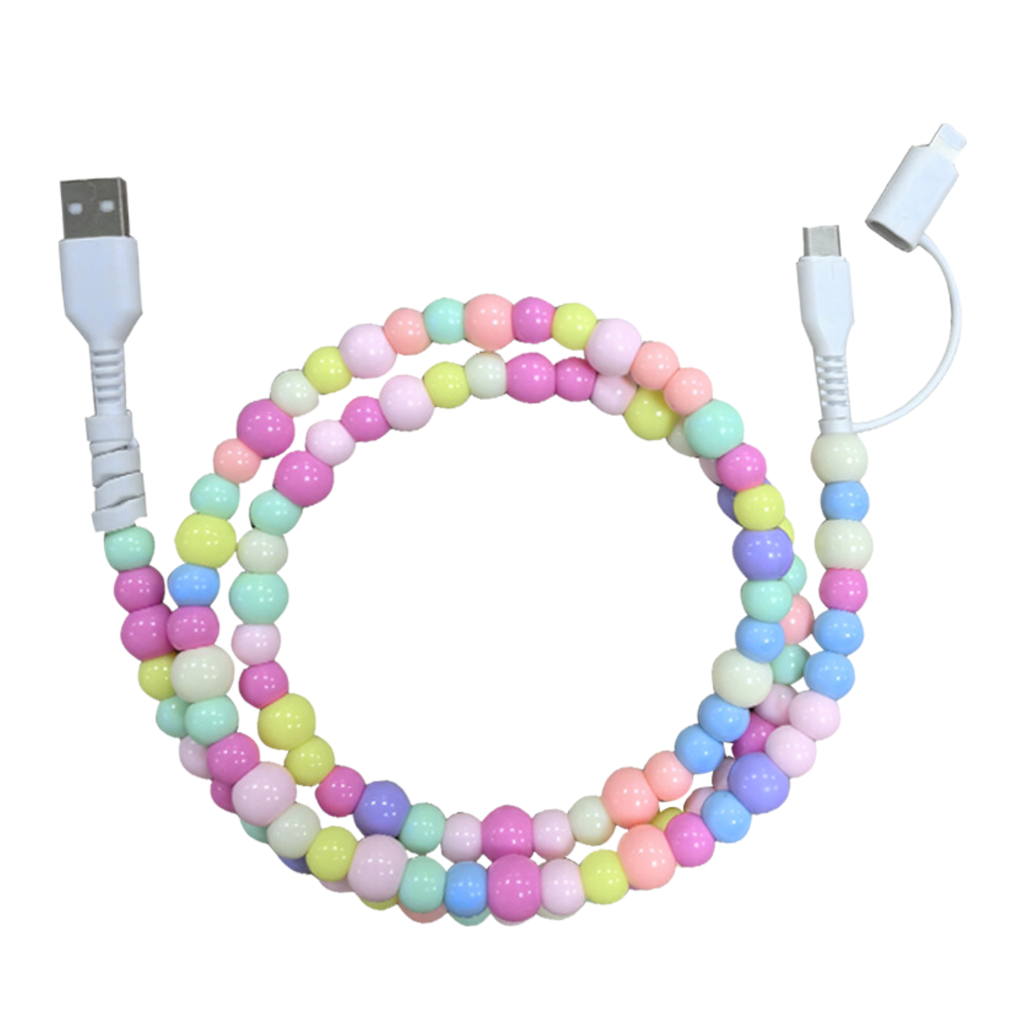 Beaded Phone Charger Multi PRE-ORDER SHIPDATE 3/21/25 – Erimish