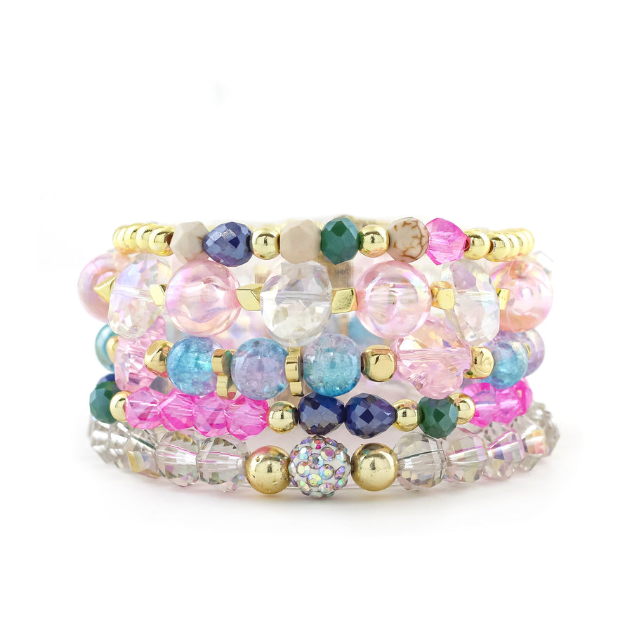 Erimish Stackable Bracelets, Stacked Bracelets