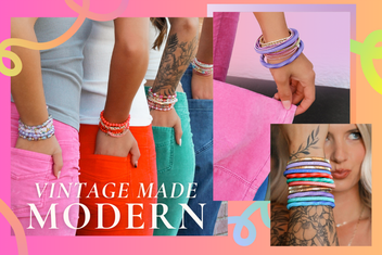 Erimish Stackable Bracelets, Stacked Bracelets