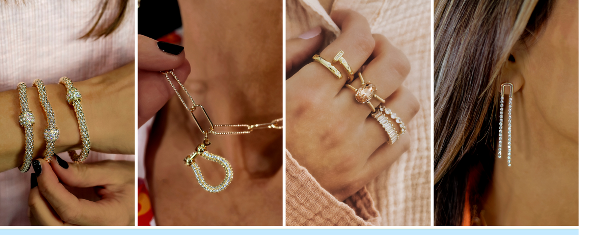 Erimish Stackable Bracelets, Stacked Bracelets