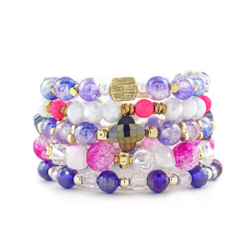Erimish Stackable Bracelets, Stacked Bracelets